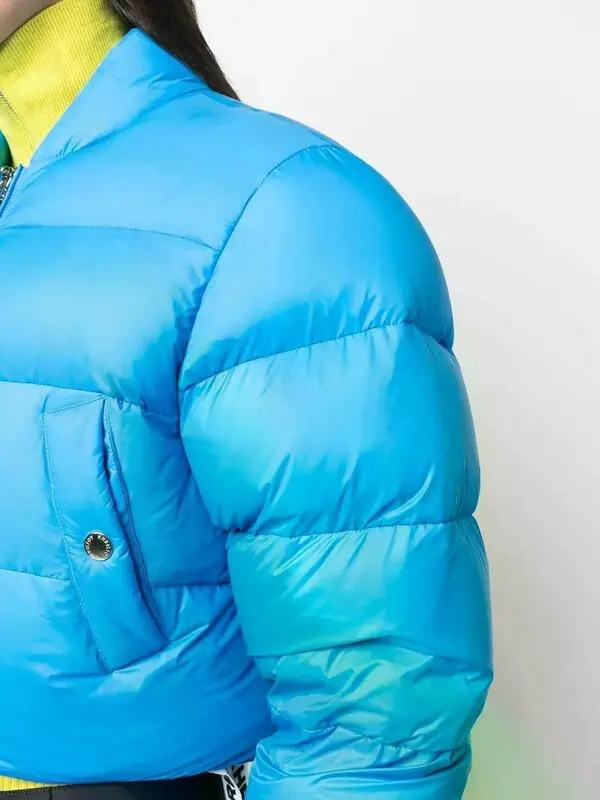 Khrisjoy Cropped Padded Bomber Jacket