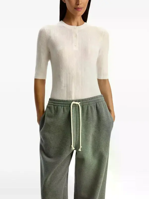 12 STOREEZ Buttoned Merino Top