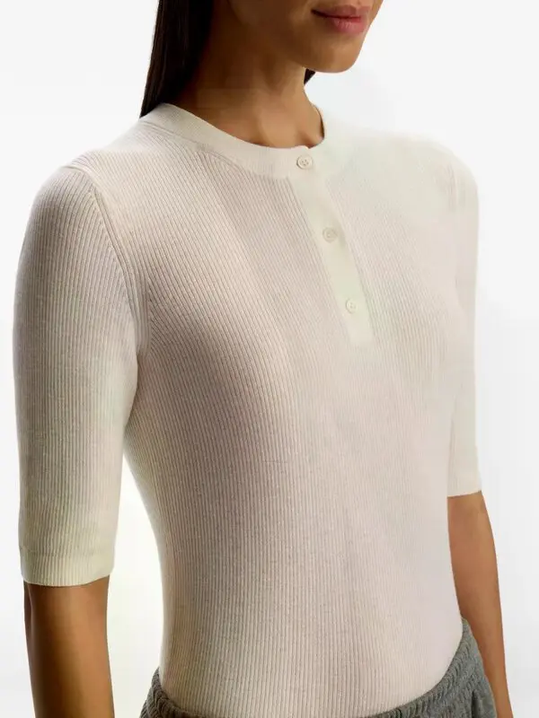 12 STOREEZ Buttoned Merino Top
