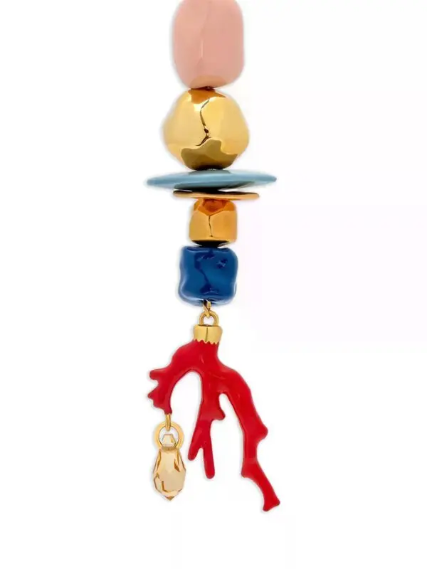 Oscar De La Renta Beaded Bag Charm