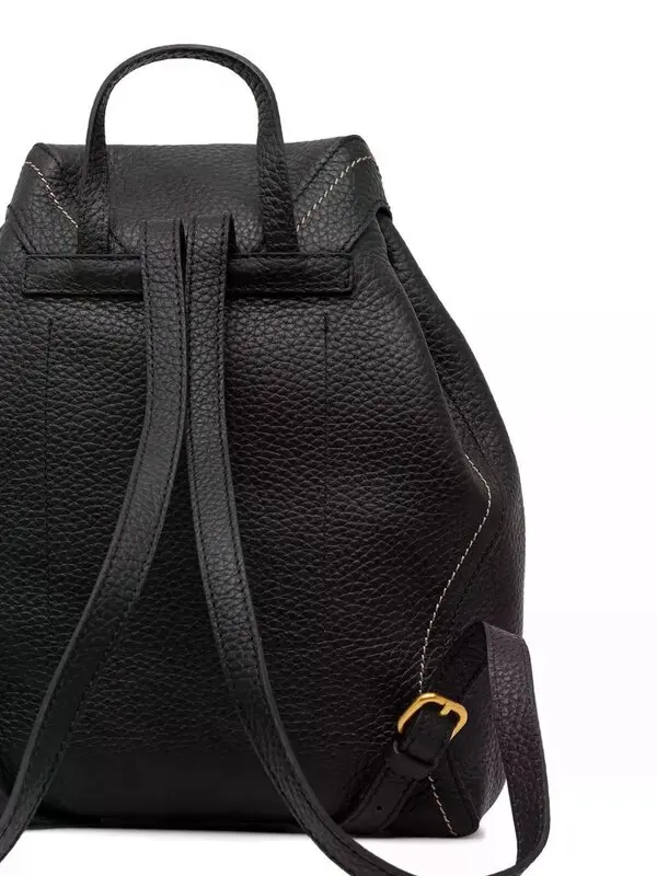GIANNI CHIARINI Leather Drawstring Backpack