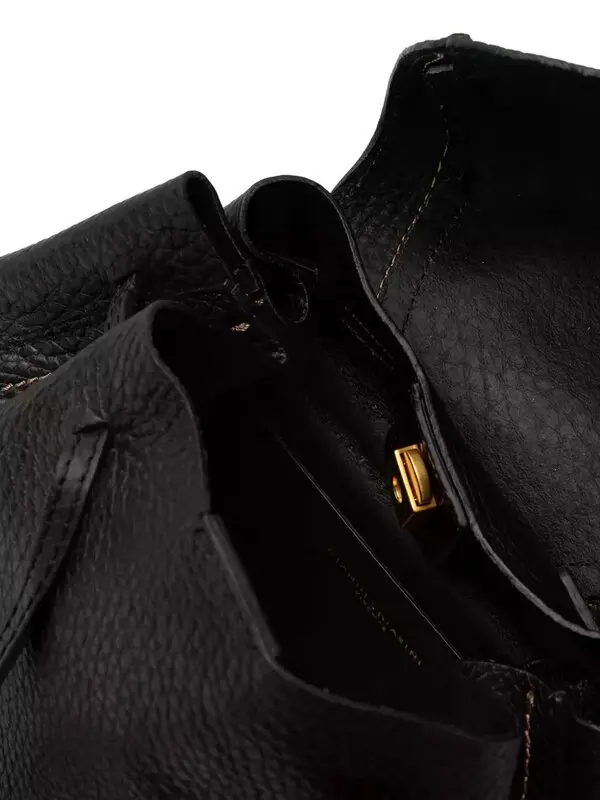 GIANNI CHIARINI Leather Drawstring Backpack