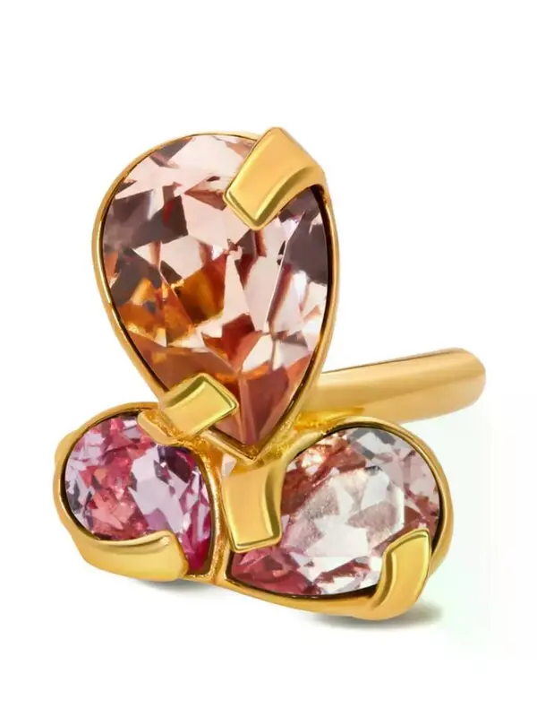 Oscar De La Renta Teardrop Ring - Gold
