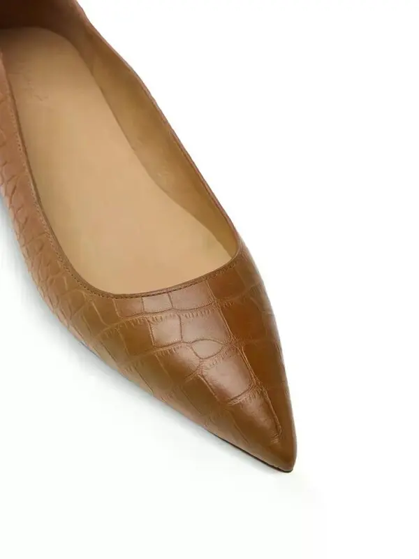 Marsèll Spino Point-toe Crocodile-effect Pumps - Brown
