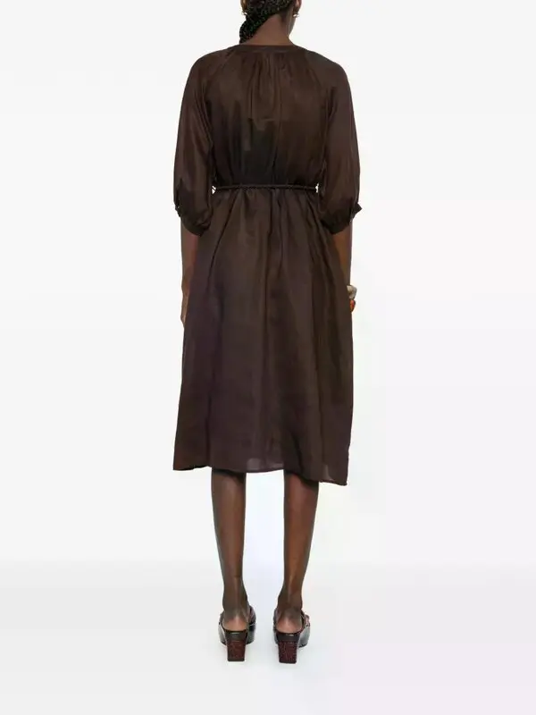 ERMANNO FIRENZE Embroidered Midi Dress