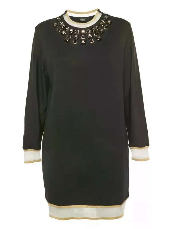 Fendi Crepe Mini Dress