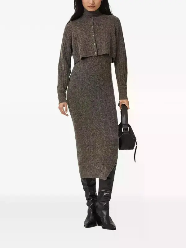 ALLSAINTS Sabine Roll-neck Cardigan Dress Set