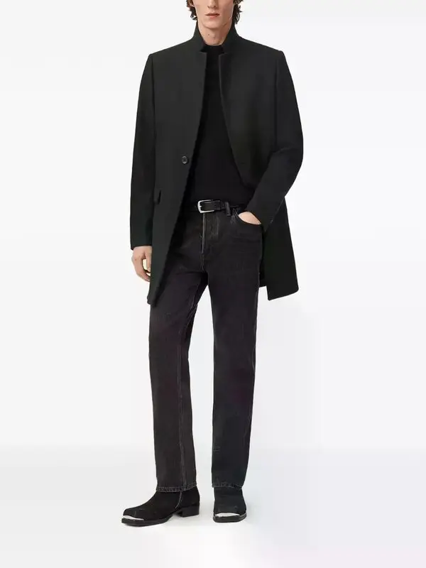 ALLSAINTS Haydon High-neck Single-breasted Coat