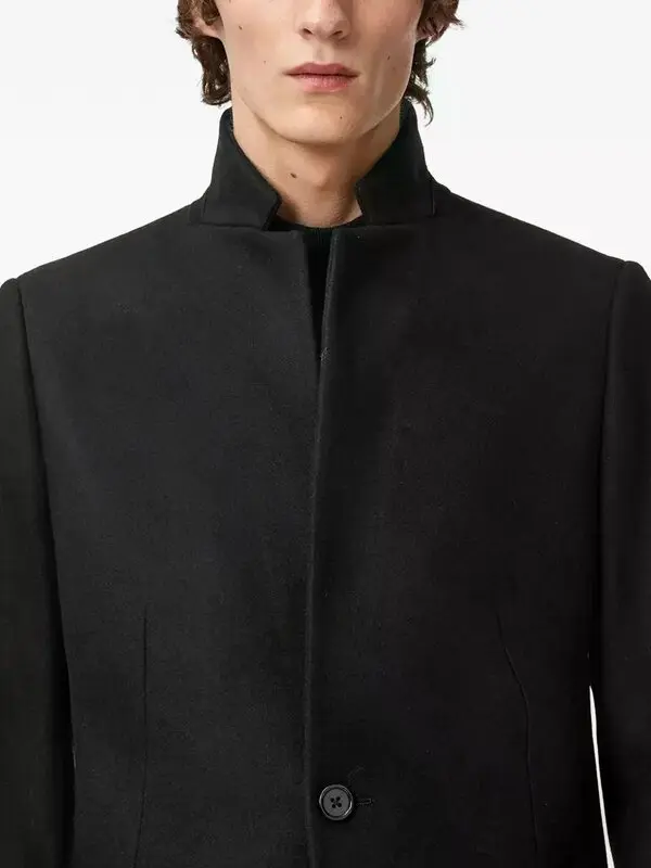 ALLSAINTS Haydon High-neck Single-breasted Coat