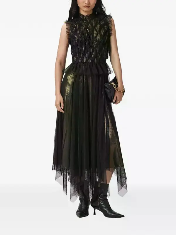 ALLSAINTS Lola Ruffled Tiered Dress