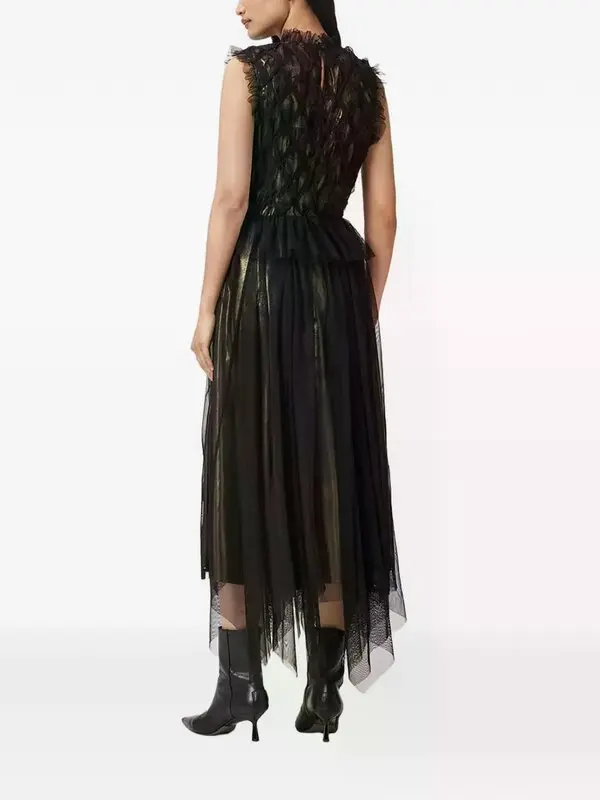 ALLSAINTS Lola Ruffled Tiered Dress
