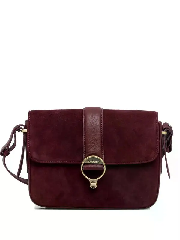 Barbour Rosa Ring Detail Cross Body Bag - Red