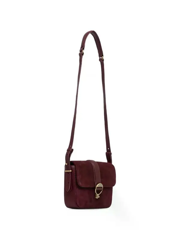 Barbour Rosa Ring Detail Cross Body Bag - Red