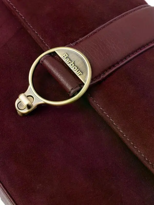 Barbour Rosa Ring Detail Cross Body Bag - Red