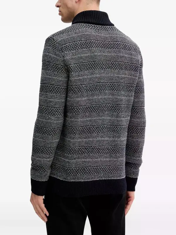 Barbour Knitted Cardigan With Zipped Pockets