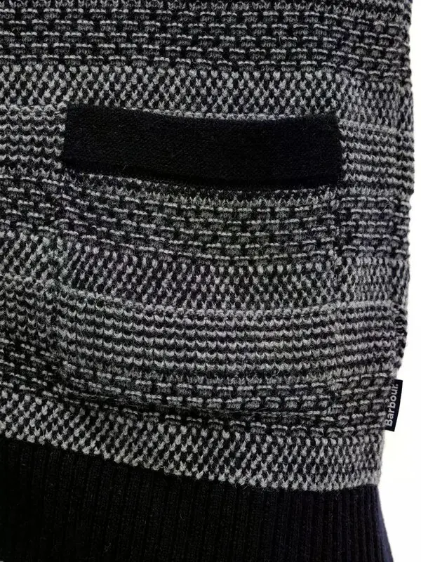 Barbour Knitted Cardigan With Zipped Pockets