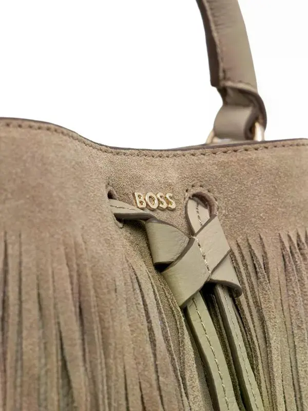 BOSS Lenah Fringed Bucket Bag