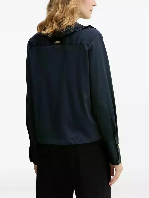 Barbour Evie Ruffled Tie Blouse