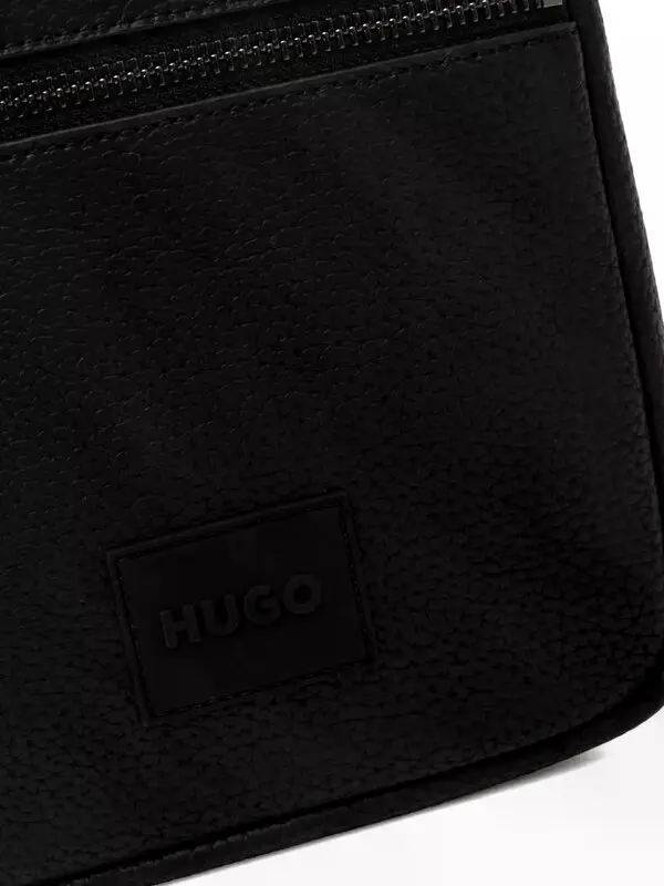 Hugo Pebble Grain Zip Shoulder Bag