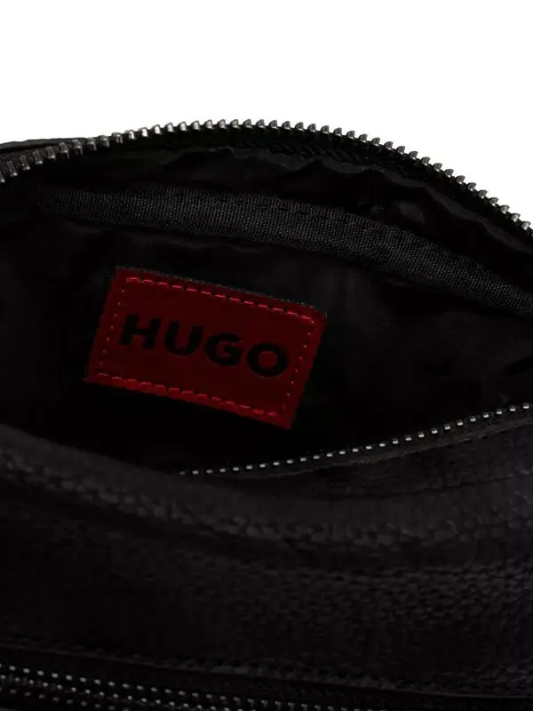 Hugo Pebble Grain Zip Shoulder Bag