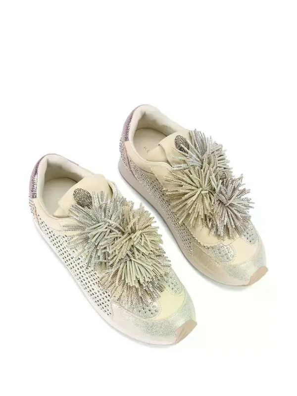 Kurt Geiger Fringed Embellished Sneakers