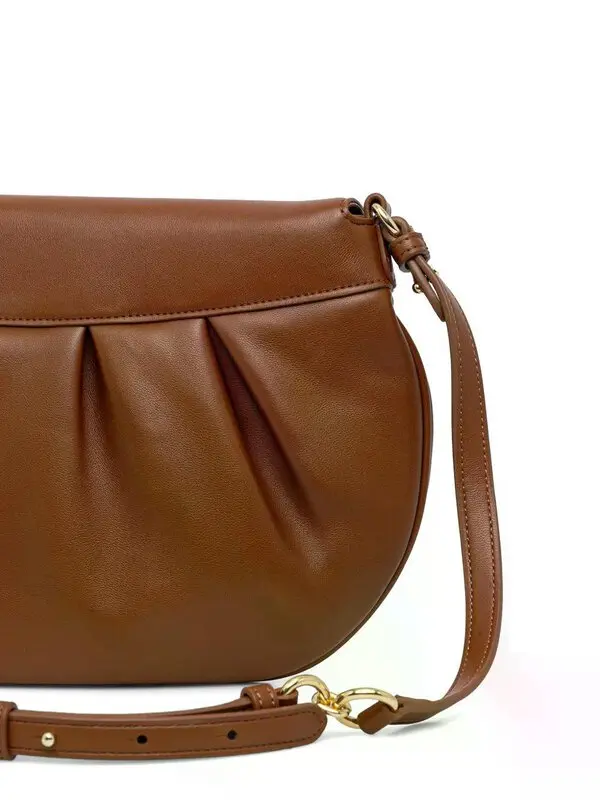 Armani Exchange Gathered-effect Cross-body Bag - Brown