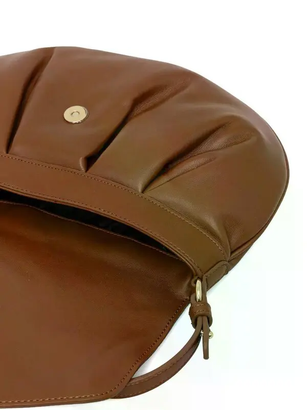 Armani Exchange Gathered-effect Cross-body Bag - Brown