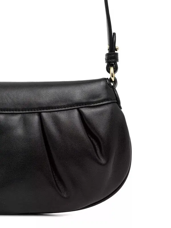 Armani Exchange Draped-effect Cross-body Bag - Black