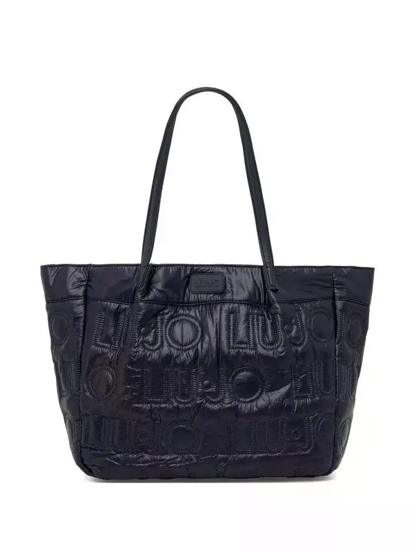 Liu Jo Embossed Logo Tote - Blue