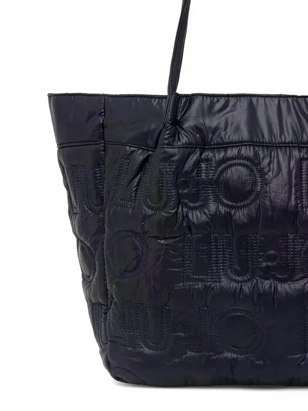 Liu Jo Embossed Logo Tote - Blue