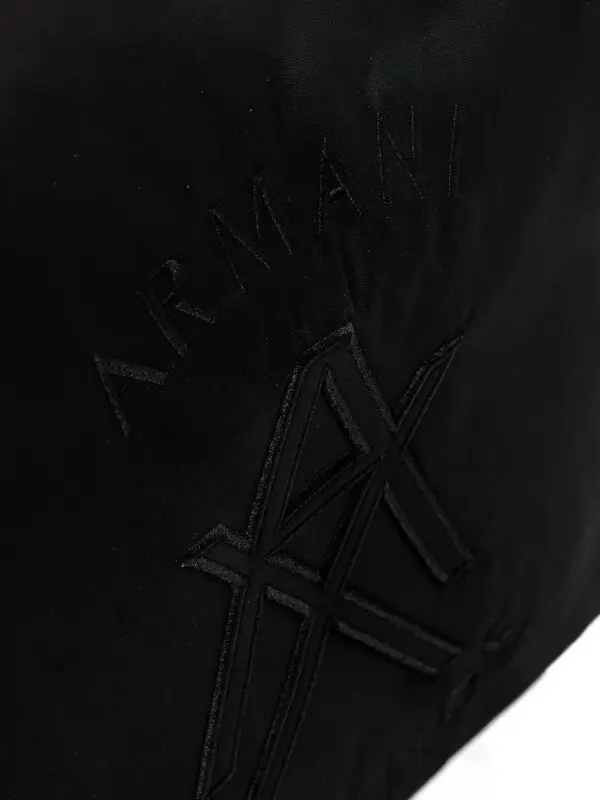 Armani Exchange Logo-embroidered Messenger Bag