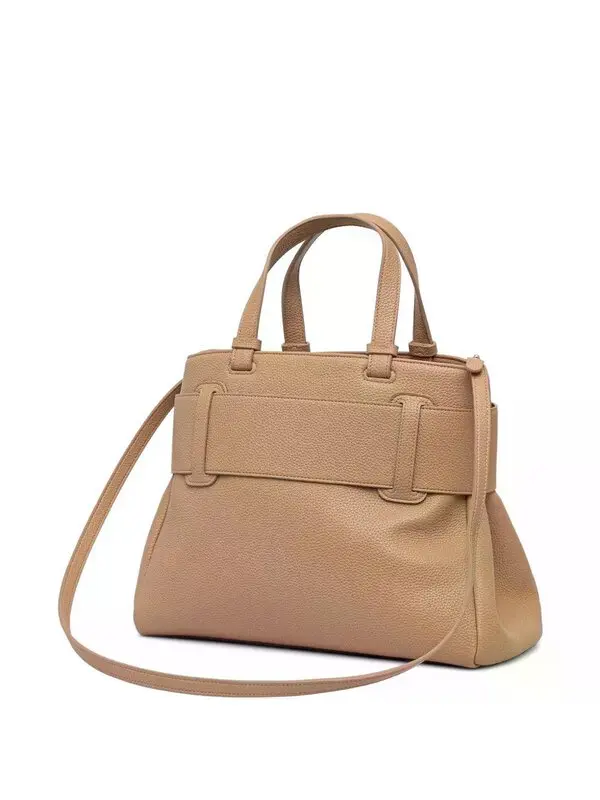 Armani Exchange Tote Bag With Belt Detail - Neutrals
