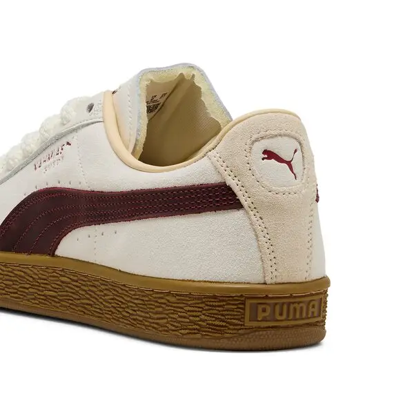 PUMA X Nahmias Suede Sneaker - Warm White/archive Gold/for All Time Red