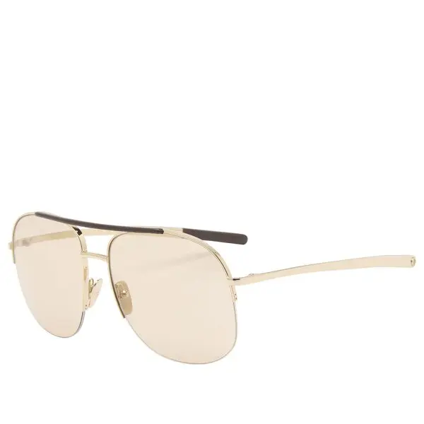 Gucci Gg2165s Aviator Sunglasses - Gold/brown