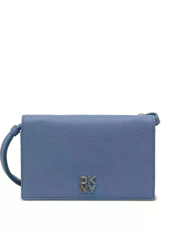 Dkny Logo-plaque Wallet - Blue