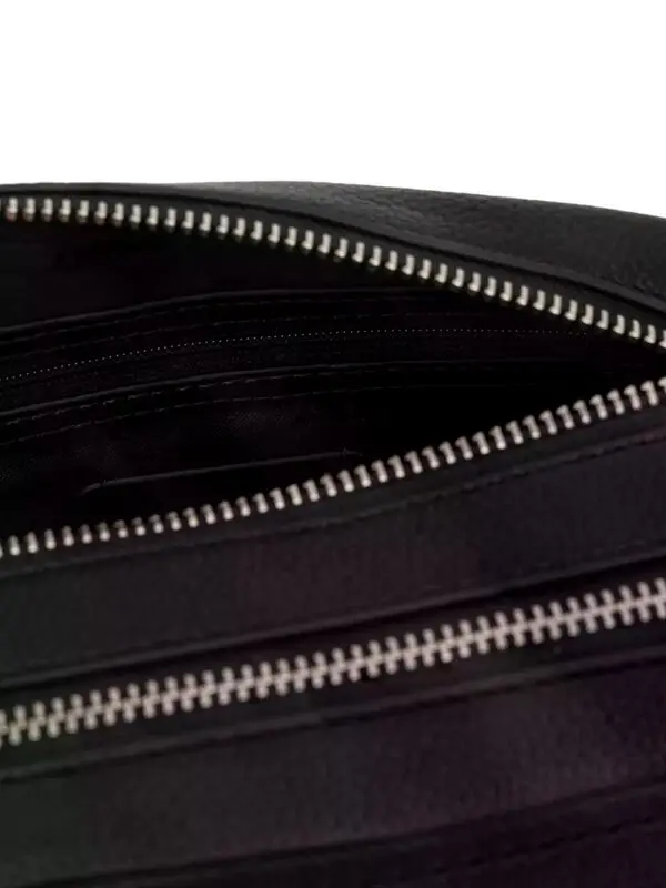 Dkny Logo-plaque Crossbody Bag - Black