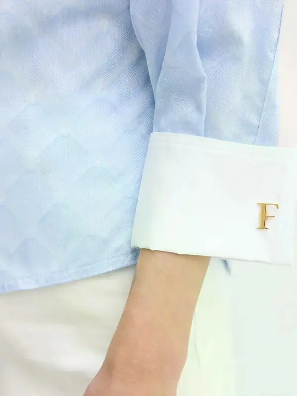 Elisabetta Franchi Diamond Jacquard Shirt