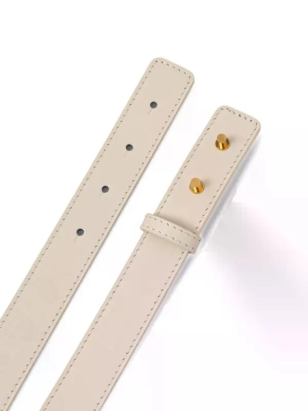 Elisabetta Franchi Logo Leather Belt