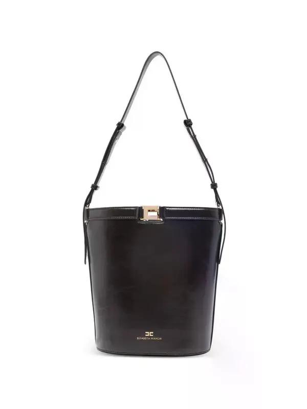 Elisabetta Franchi Naplak-effect Bucket Bag