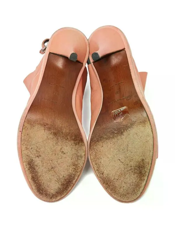 Balenciaga 95mm Leather Slingback Sandals
