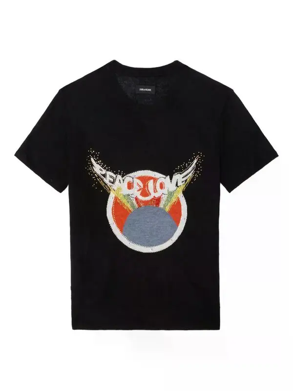 Zadig&Voltaire Embellished Graphic T-shirt
