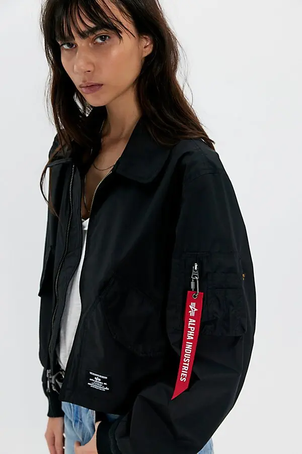 Alpha Industries Cwu 36/p Relaxed Jacket - Black