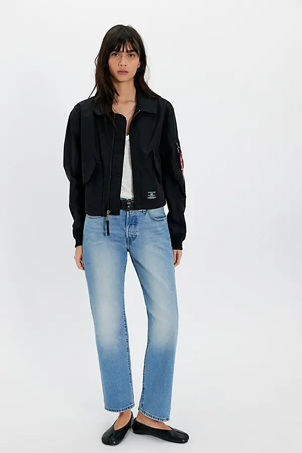 Alpha Industries Cwu 36/p Relaxed Jacket - Black