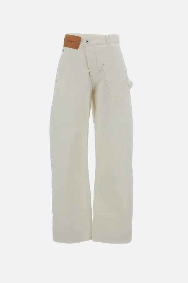 JW Anderson Work Clothes Denim Twisted Jeans