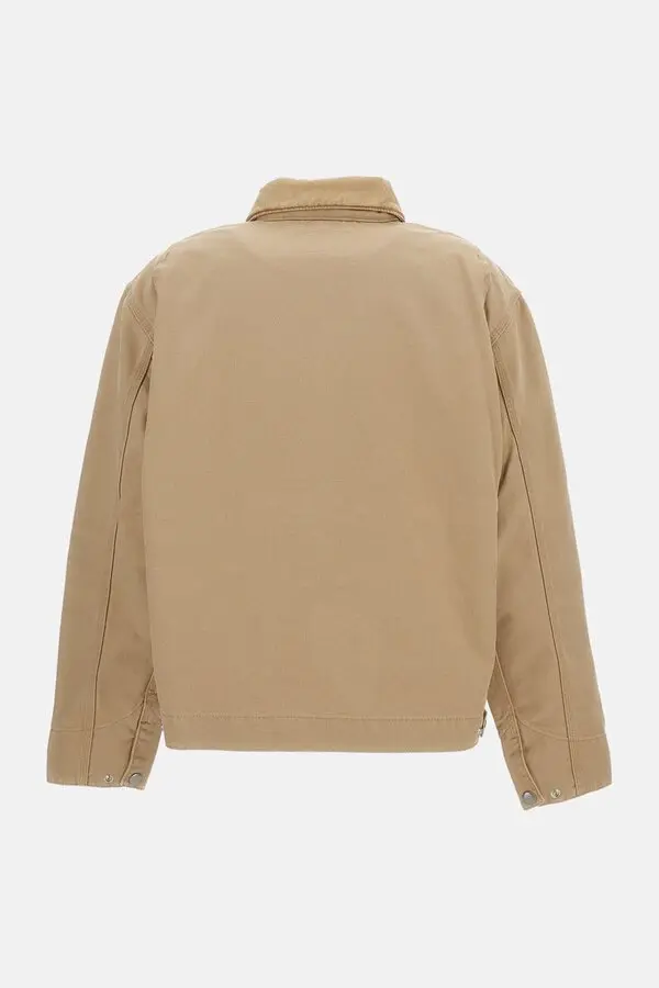 Carhartt Work In Progress Cotton Canvas Detroit Jacket - Beige