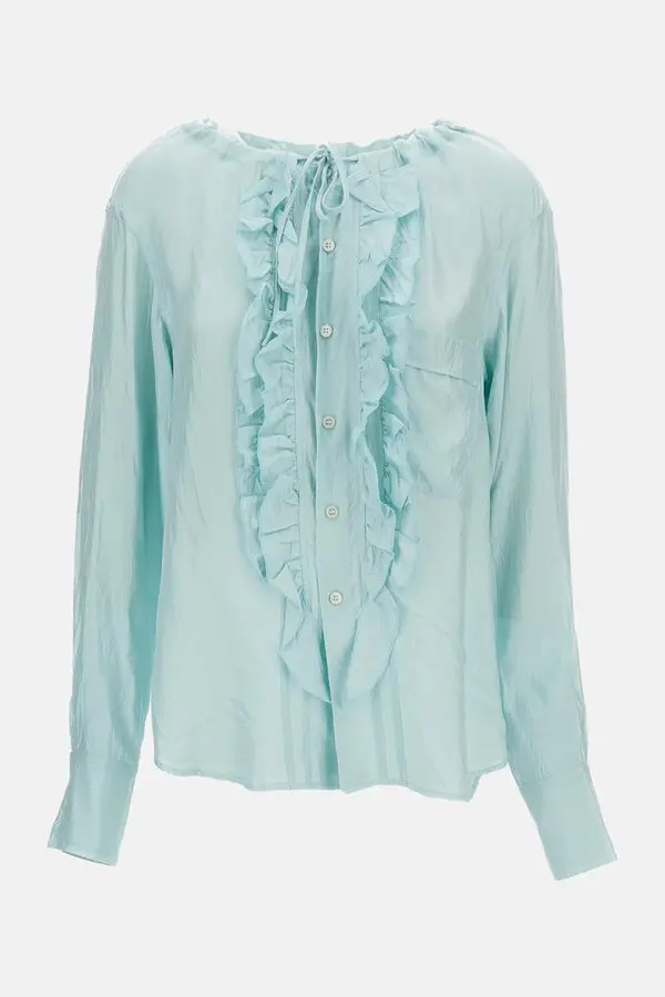 Plan C Shirt With Ruffles