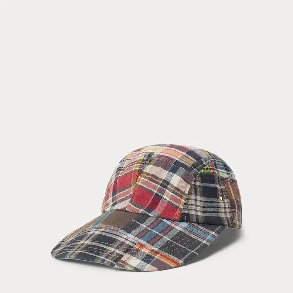 Ralph Lauren Long-bill Patchwork Madras Cap - Bleeder Patchwork