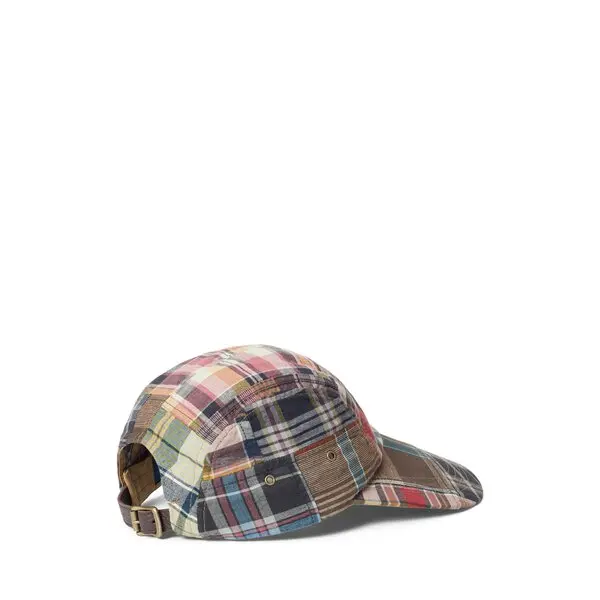 Ralph Lauren Long-bill Patchwork Madras Cap