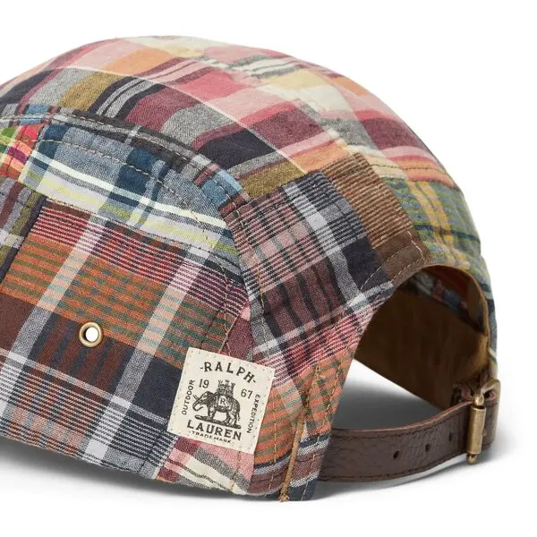 Ralph Lauren Long-bill Patchwork Madras Cap