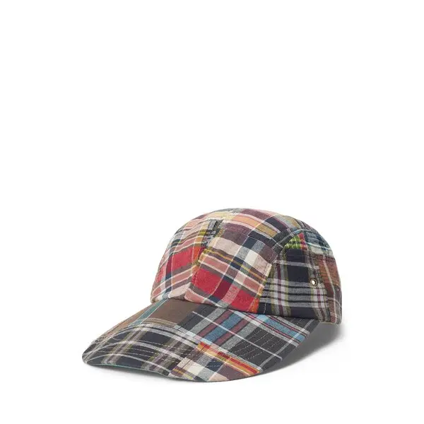 Ralph Lauren Long-bill Patchwork Madras Cap